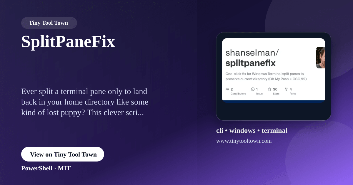 SplitPaneFix - One-click fix for Windows Terminal split panes | Tin...